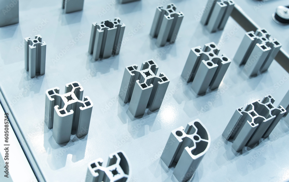 Cross sections of extruded aluminium or aluminum channels for use in ...