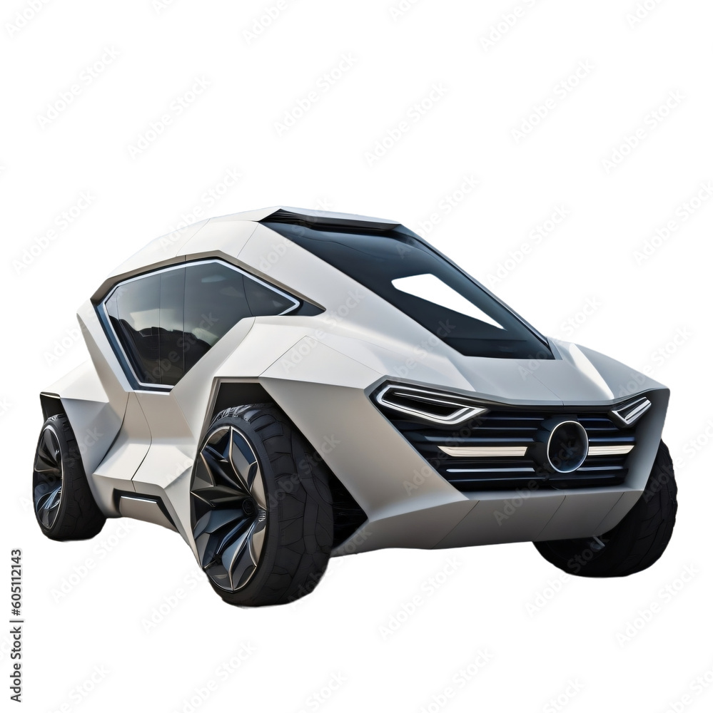 Future Car, EV Car, Future Clean Energy, isolated, transparent ...