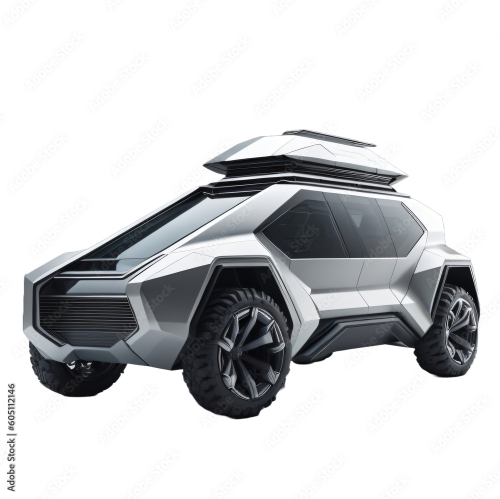 Future Car, EV Car, Future Clean Energy, isolated, transparent ...