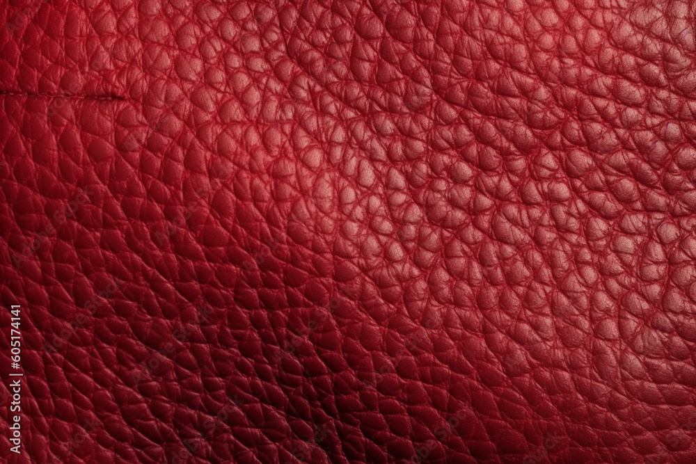 Beautiful red background with leather texture with red veins of red ...