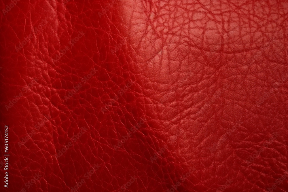 Beautiful red background with leather texture with red veins of red ...