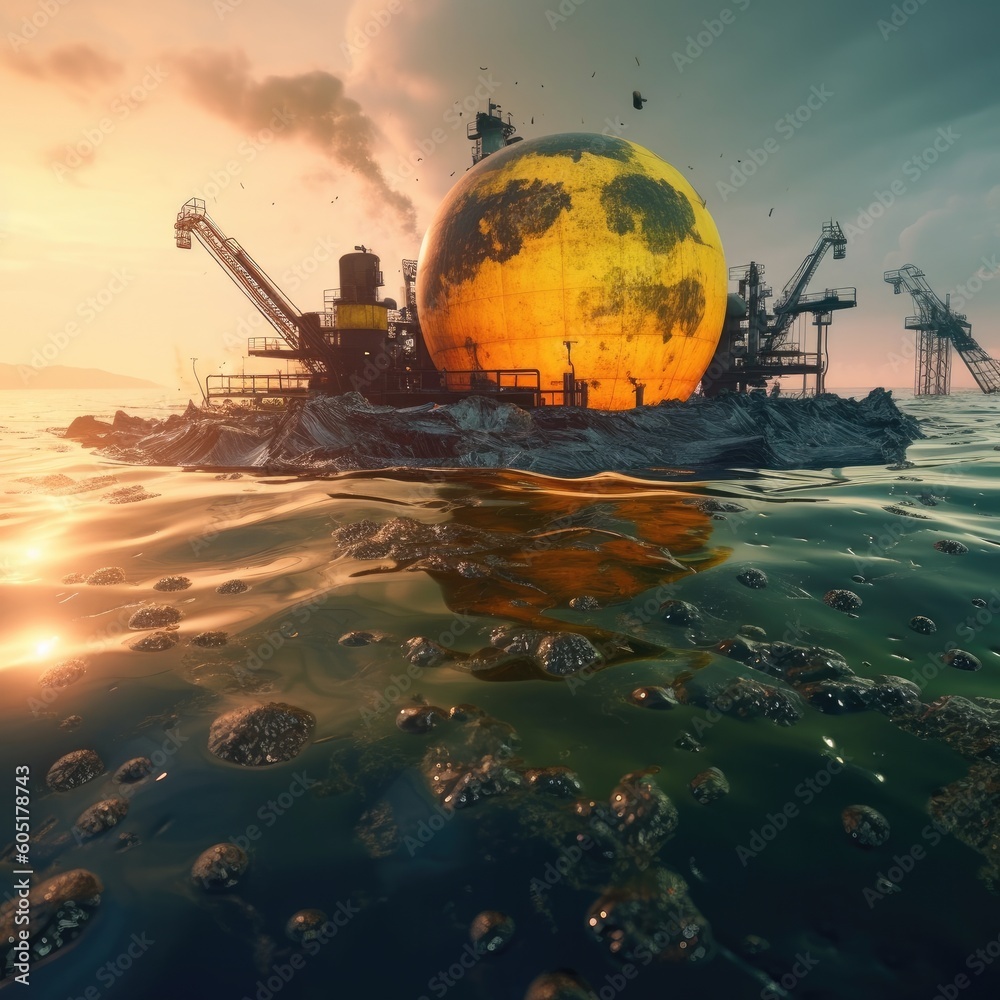 industry, pollution, toxic, waste, factory, tank, silo, industrial ...