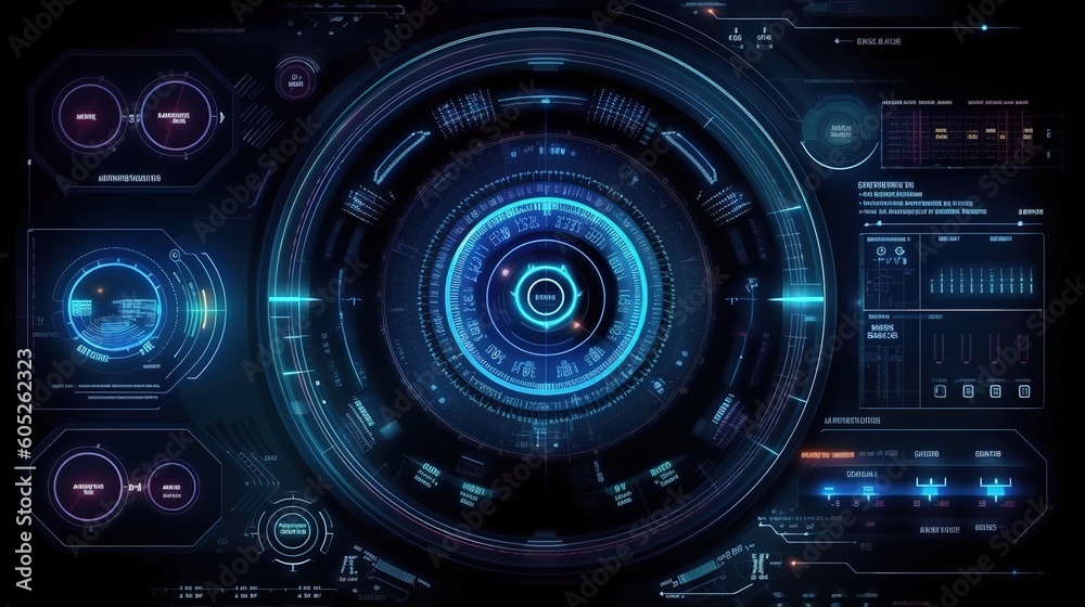 HUD round frames and borders. Hud,GUI for game background design ...