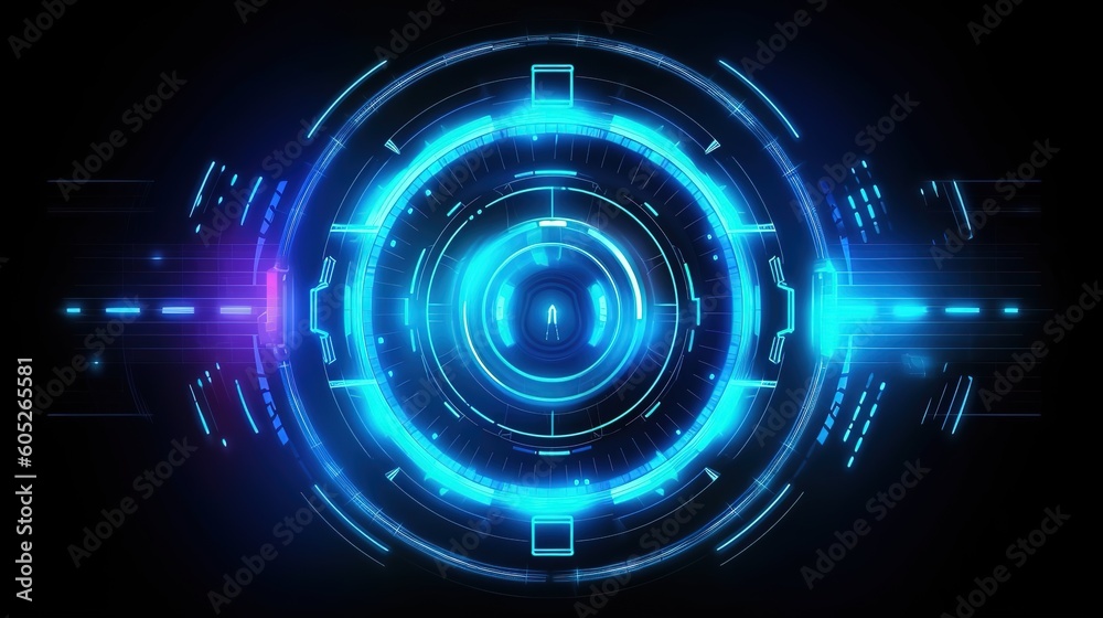 Abstract technology ui futuristic concept hud interface hologram ...