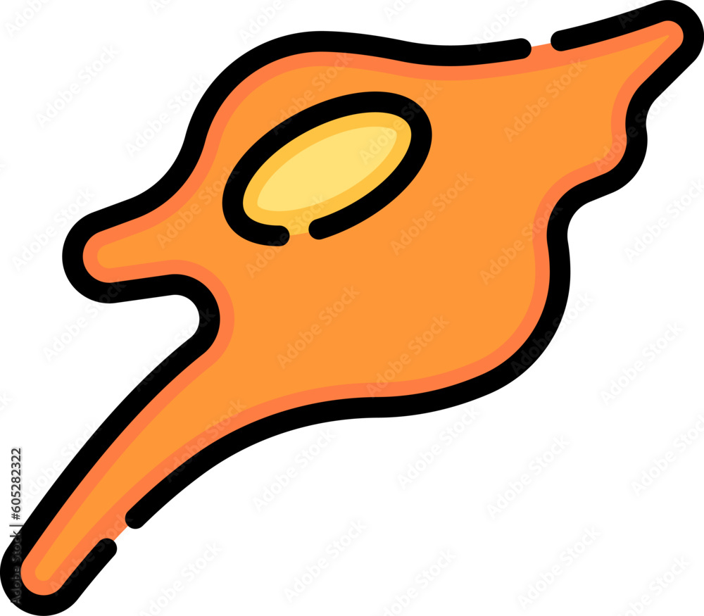 Osteogenic Cell Icon. Osteogenic Cell Vector illustration isolated on ...