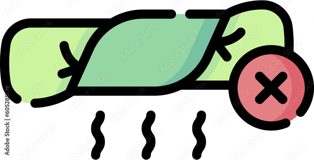 No Wring Icon. No Wring Vector illustration isolated on transparent ...