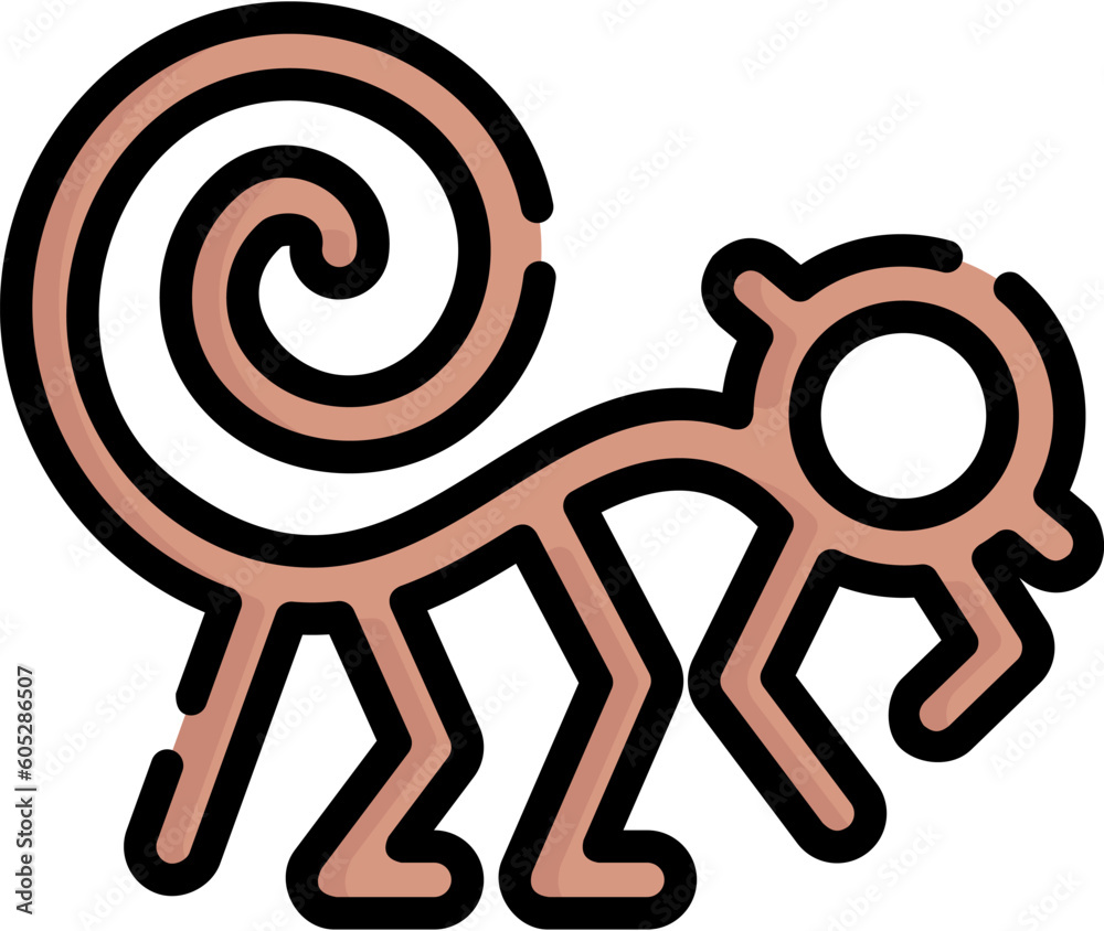 Nazca Lines Icon. Nazca Lines Vector illustration isolated on ...