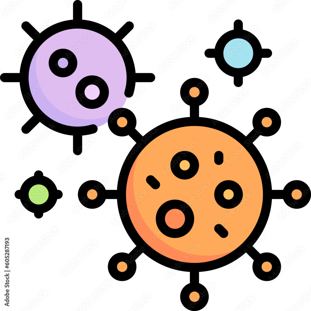 Spores Icon. Spores Vector illustration isolated on transparent ...