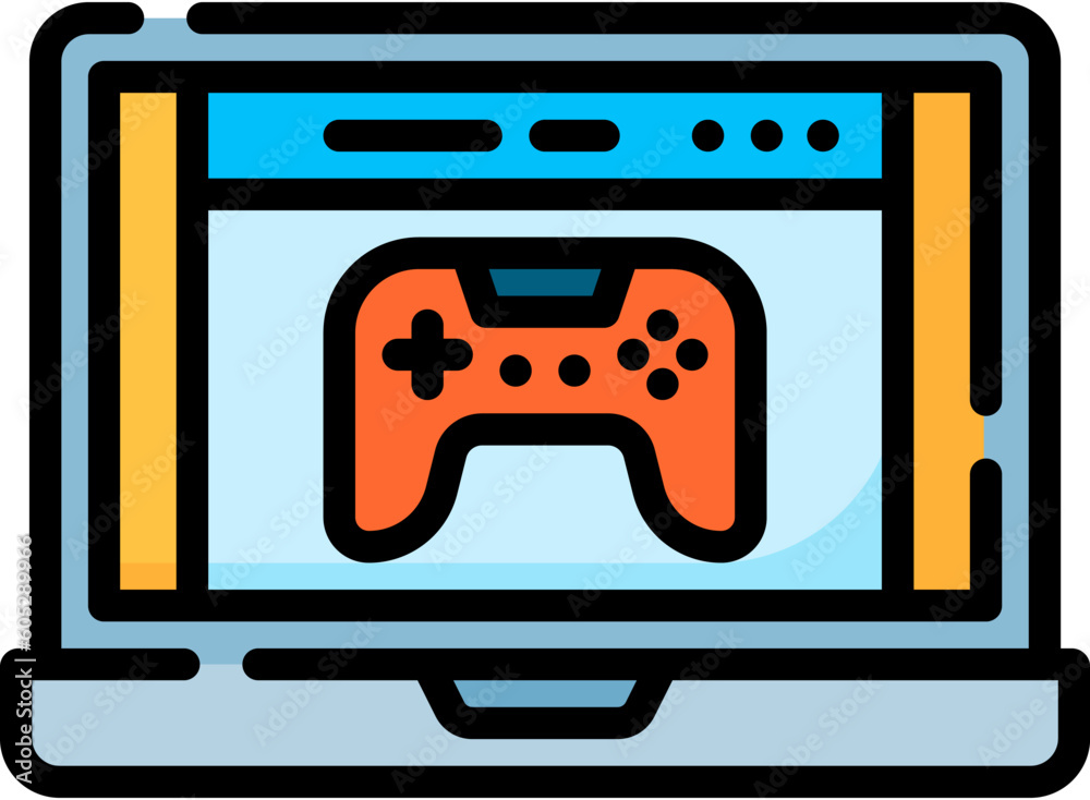 Emulator Icon. Emulator Vector illustration isolated on transparent ...