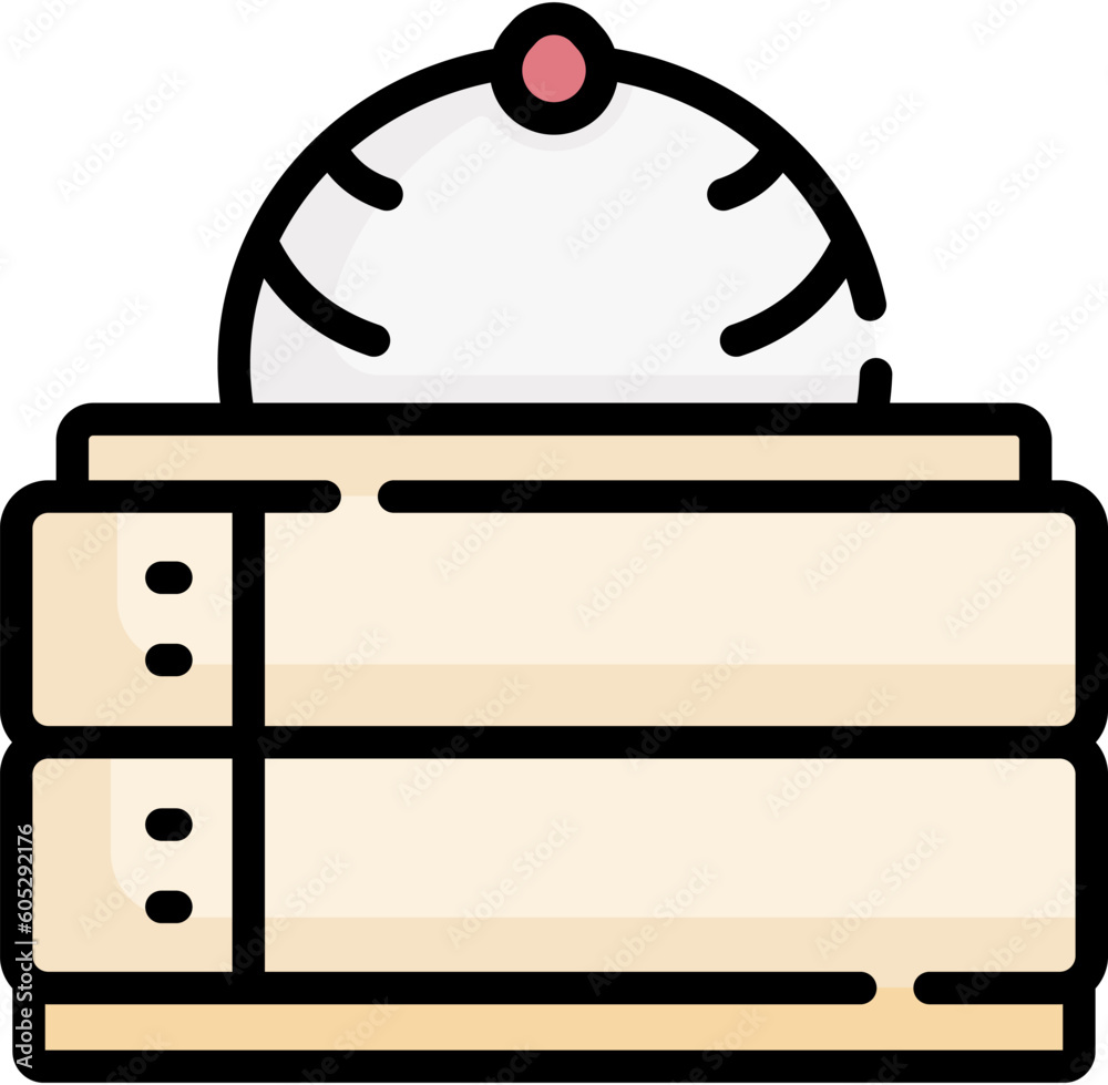 Tau Sar Pau Icon. Tau Sar Pau Vector illustration isolated on ...