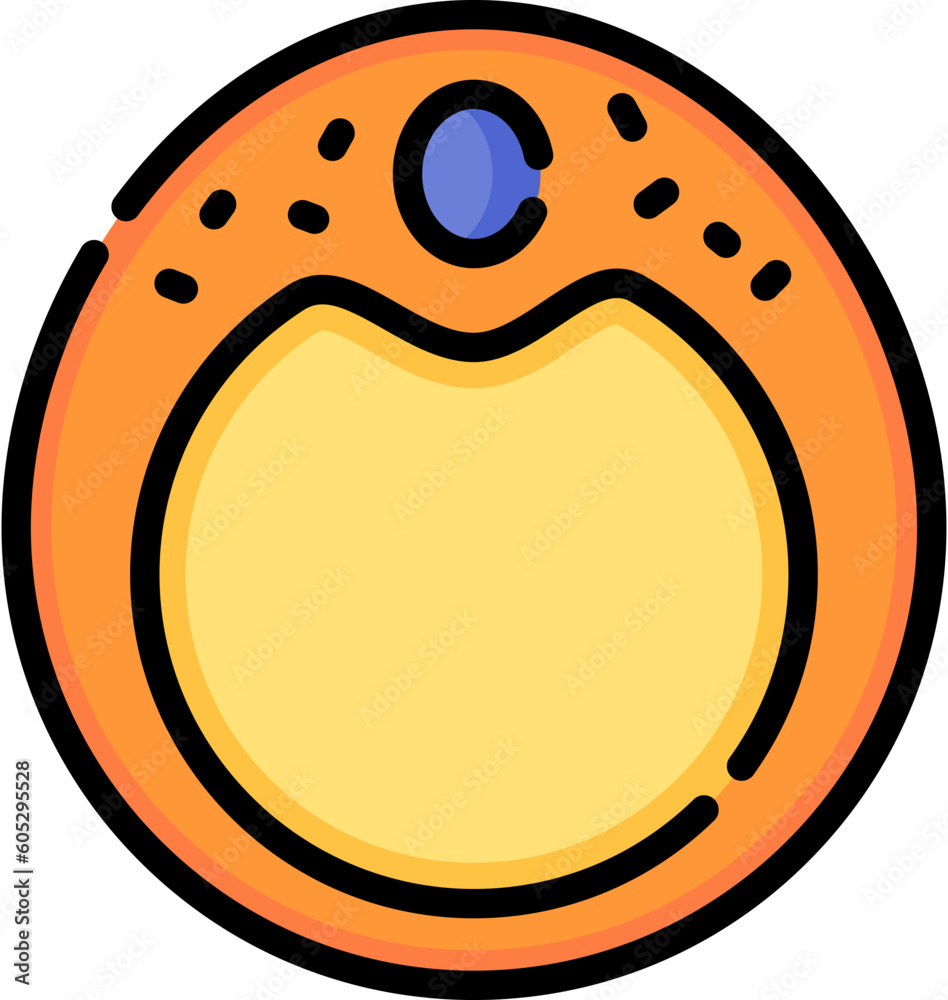 Fat Cell Icon. Fat Cell Vector illustration isolated on transparent ...