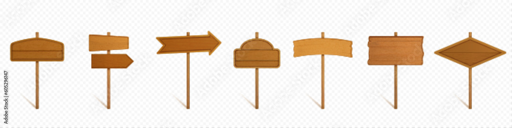 Poster Wood arrow sign board vector – Wall Art | UkPosters