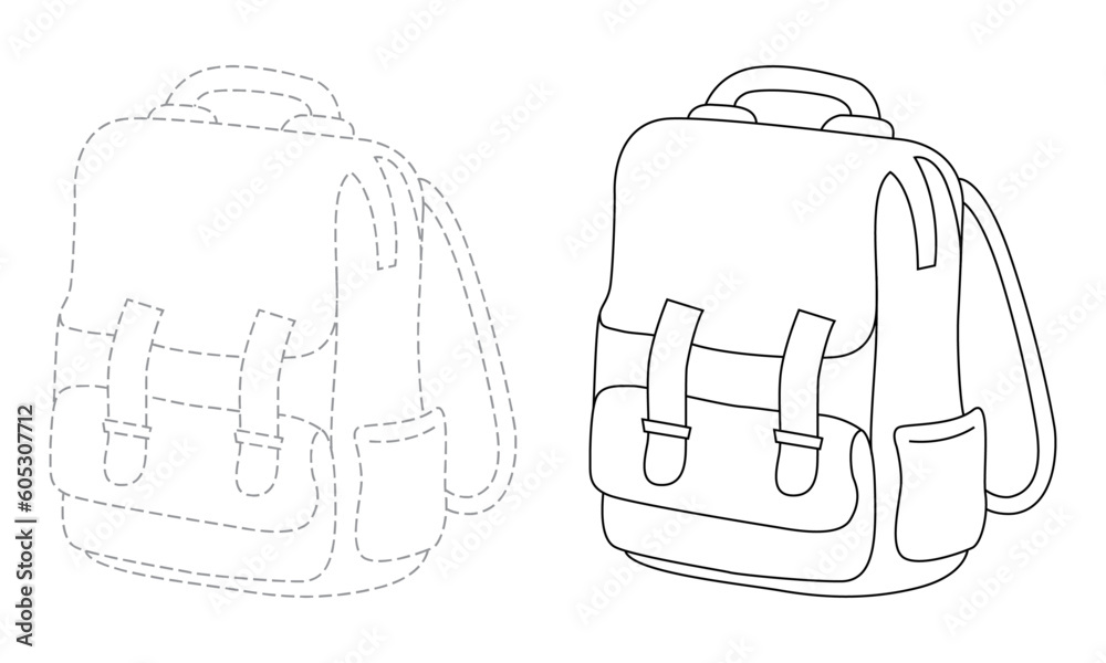 Tracing lines for toddlers. Handwriting practice sheet. Educational ...