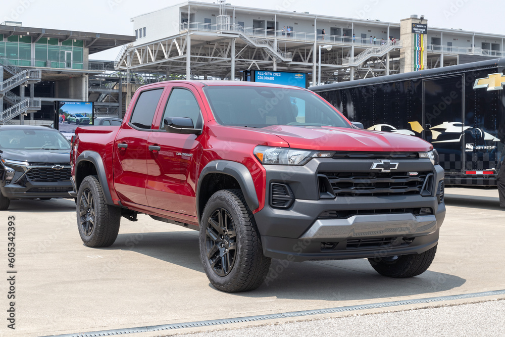 Chevrolet Colorado Trail Boss display. Chevy offers the Colorado in the ...