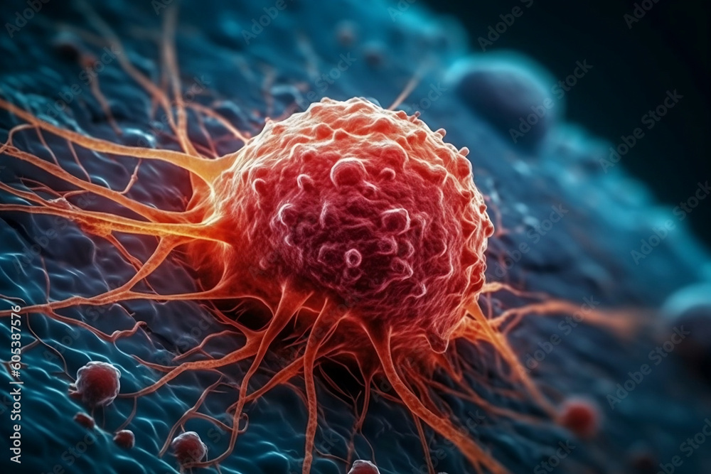 Cellular Warfare: Microscopic View of Tumor Cells and Cancer Cell ...