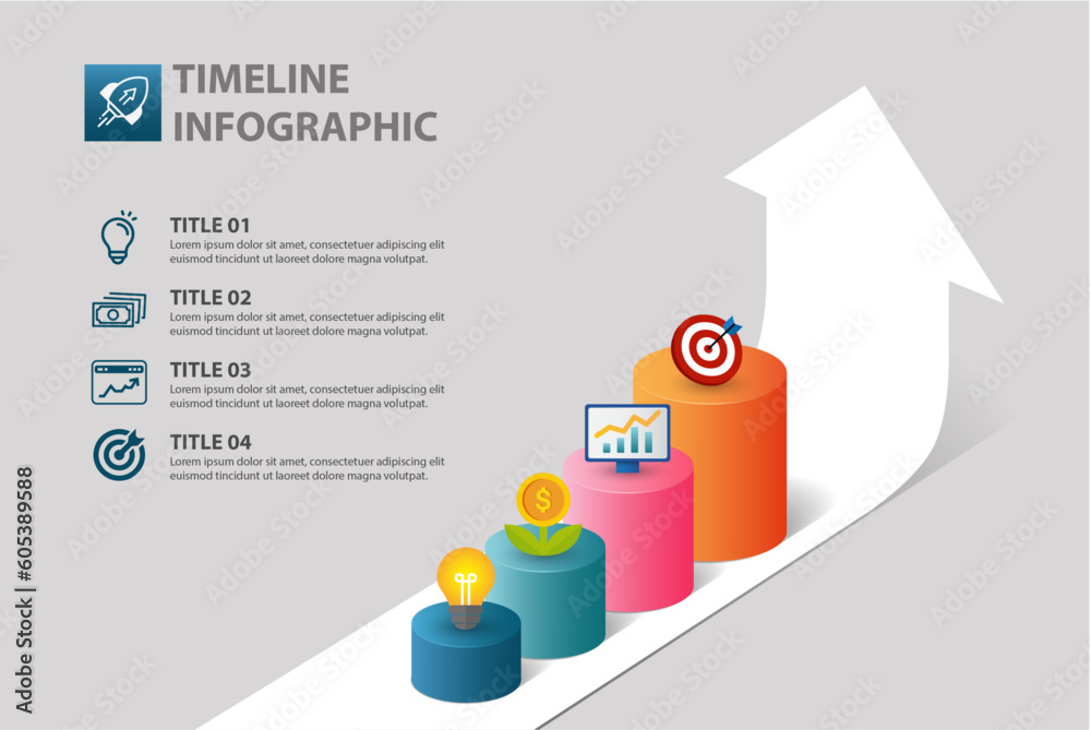 Statistics business 3d graph bar chart. Vector infographic with steps ... Statistics business 3d graph bar chart. Vector infographic with steps ...