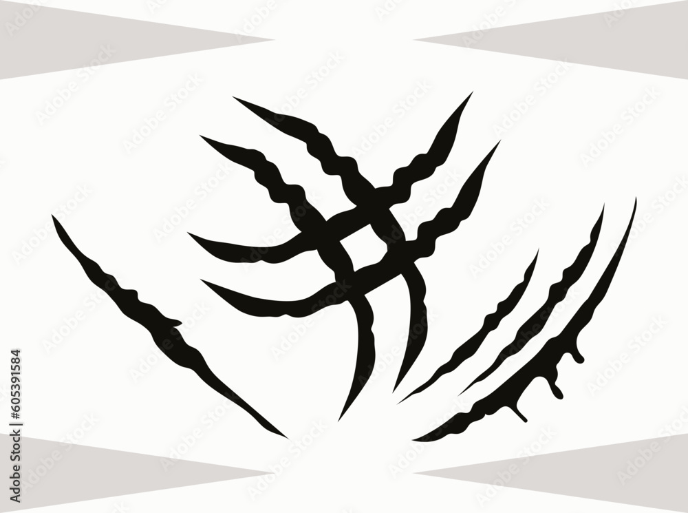 Claw Marks SVG Cut File, Scratches Svg, Ripped Svg, Scratch Mark Svg ...