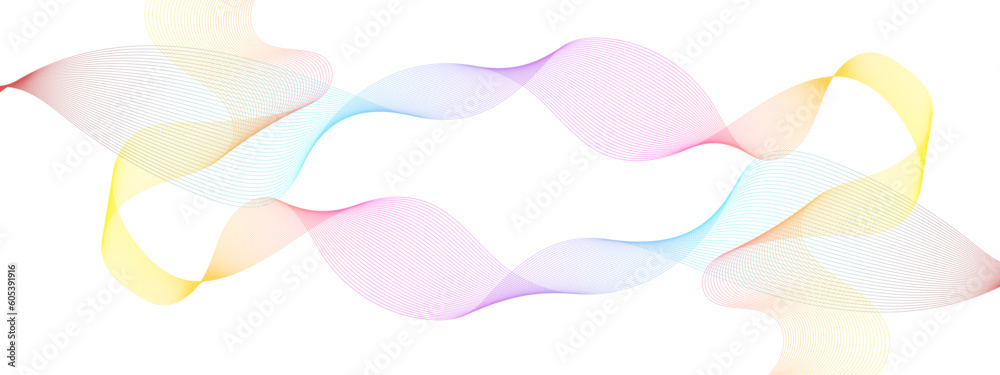 Abstract colorful glowing wave curved lines background. Abstract ...