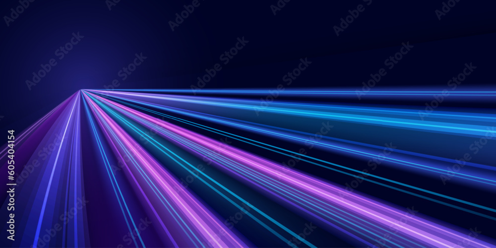 Abstract speed line background. Dynamic motion speed of light ...