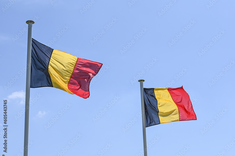 Belgique belge drapeau pays Stock Photo | Adobe Stock