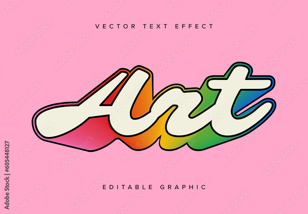 3d Gradient Text Effect Mockup Stock Template | Adobe Stock 3d Gradient Text Effect Mockup Stock Template | Adobe Stock
