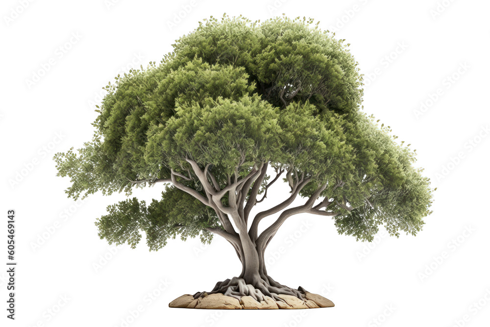 Beautiful 3d tree illustration art on transparent background ...