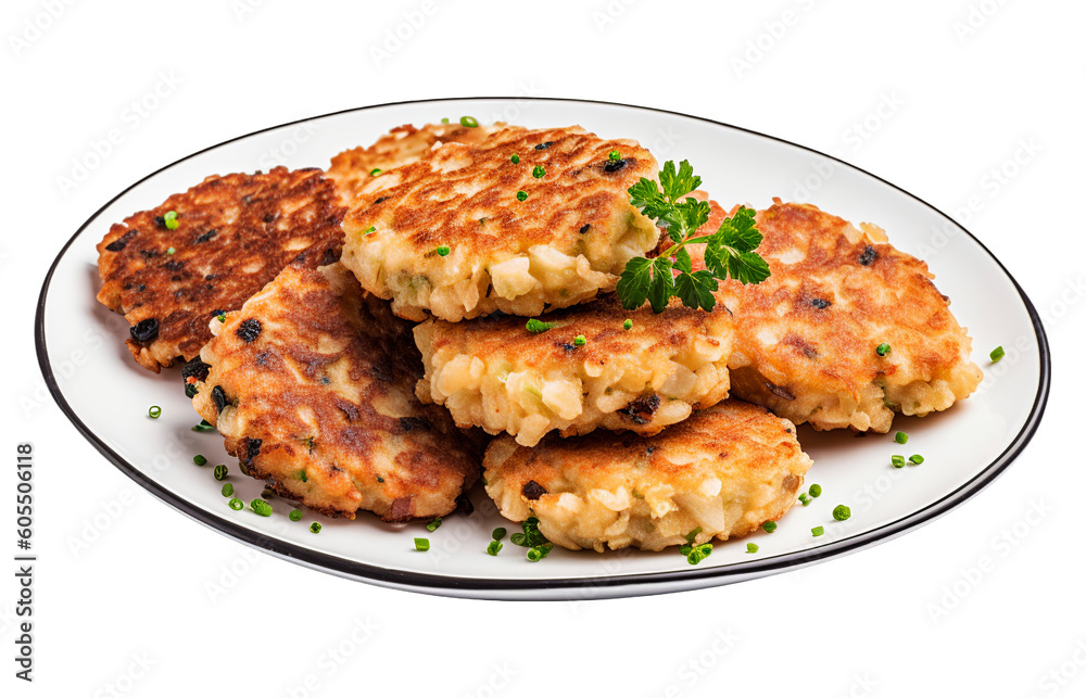 Irish boxty on transparent background. Generative AI. Stock ...