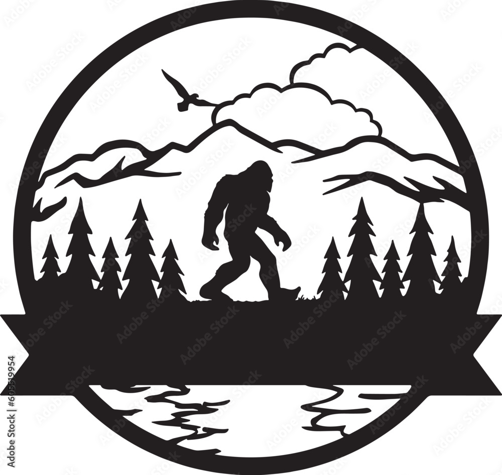 Explore the captivating world of Bigfoot art—enigmatic, mythical, and ...