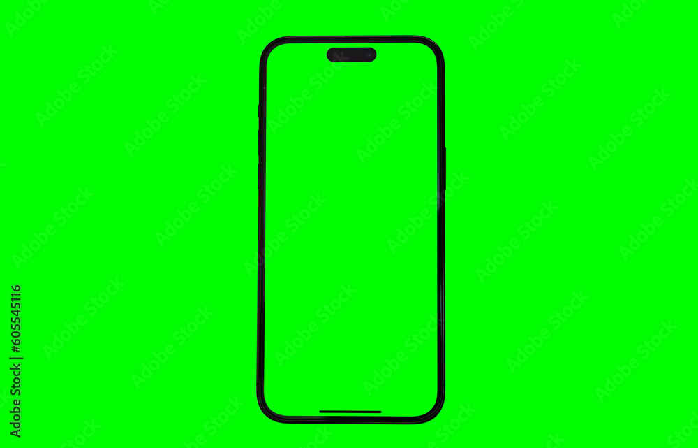 iPhone 14 pro max new Smartphone with green screen for VDO editer and ...