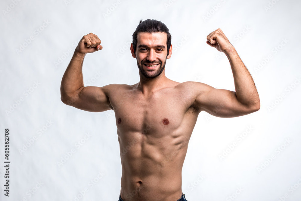 Fit and handsome man with beautiful torso. Strong and handsome ,fit and ...