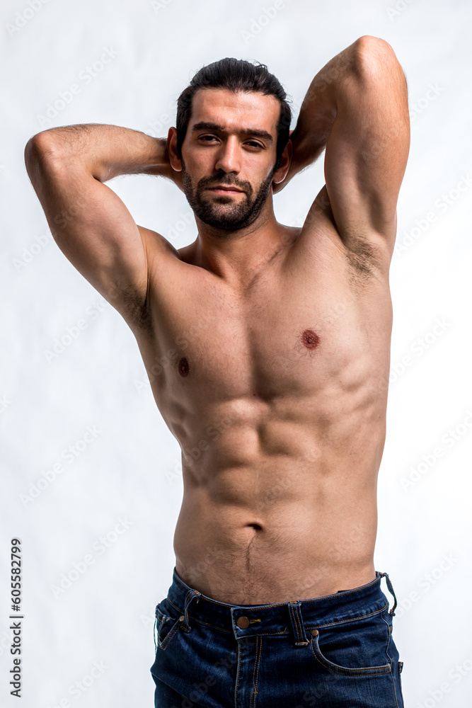Fit and handsome man with beautiful torso. Strong and handsome ,fit and ...