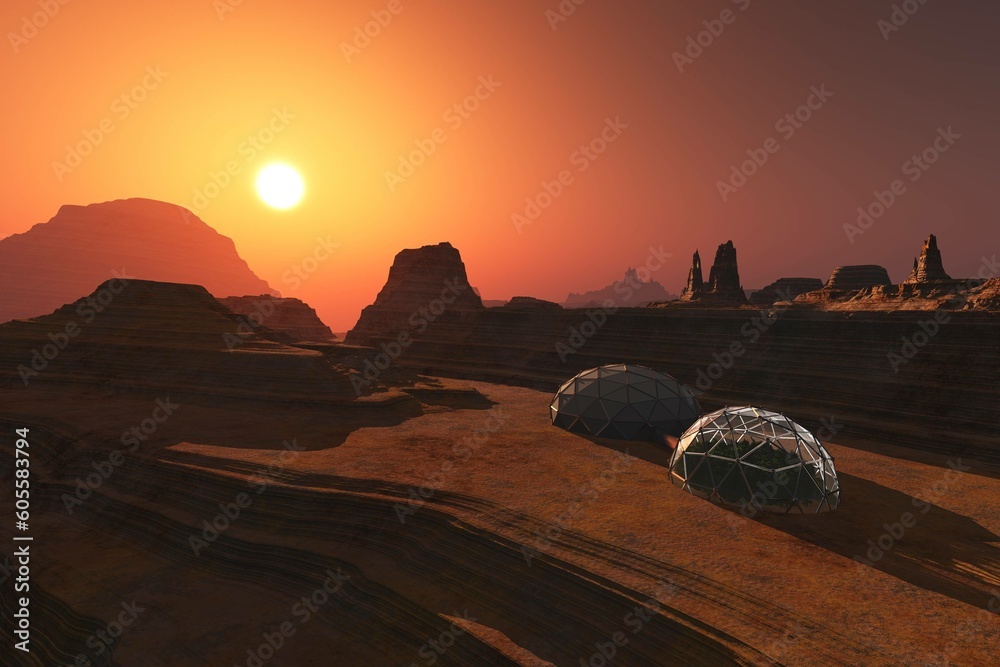 Mars, HDRI, environment map , Round panorama, spherical panorama ...
