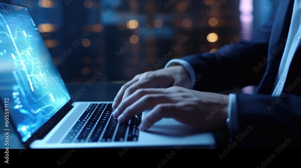 Securing the Digital Frontier: Empowering Hands Penning Cybersecurity ...