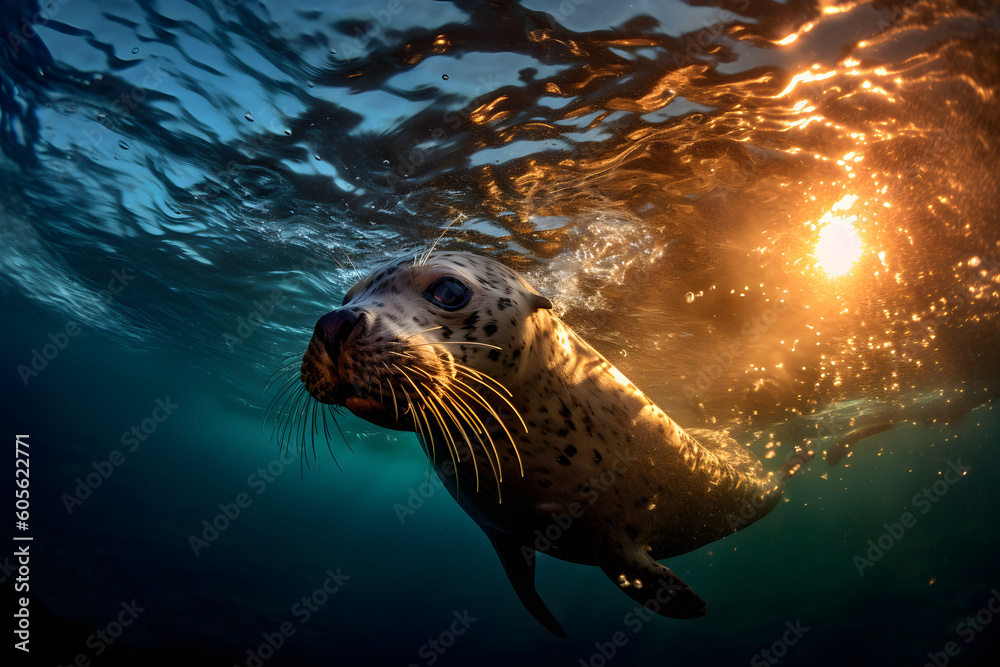 Seals are a group of semi-aquatic marine mammals that belong to the ...