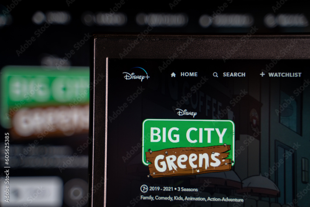 Big City Greens tv series poster on Disney Plus site. Big City Greens ...
