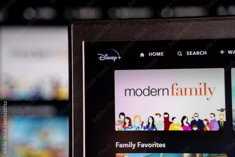 Modern Family tv series poster on Disney Plus site. Modern Family is an ...