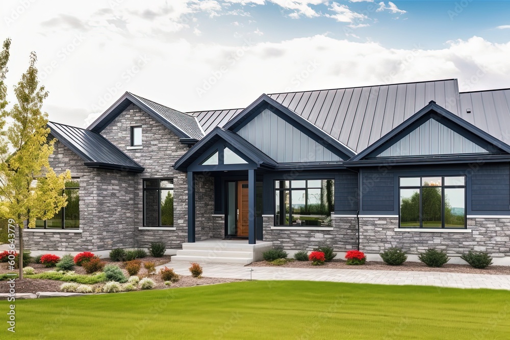 Cutting-Edge Features Showcase in Progressive Brand New House with ...