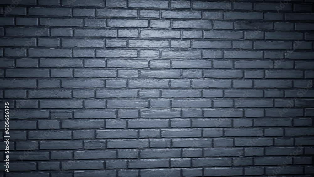 bricks room animation. textured wall rotation. Spinning bricks surface ...