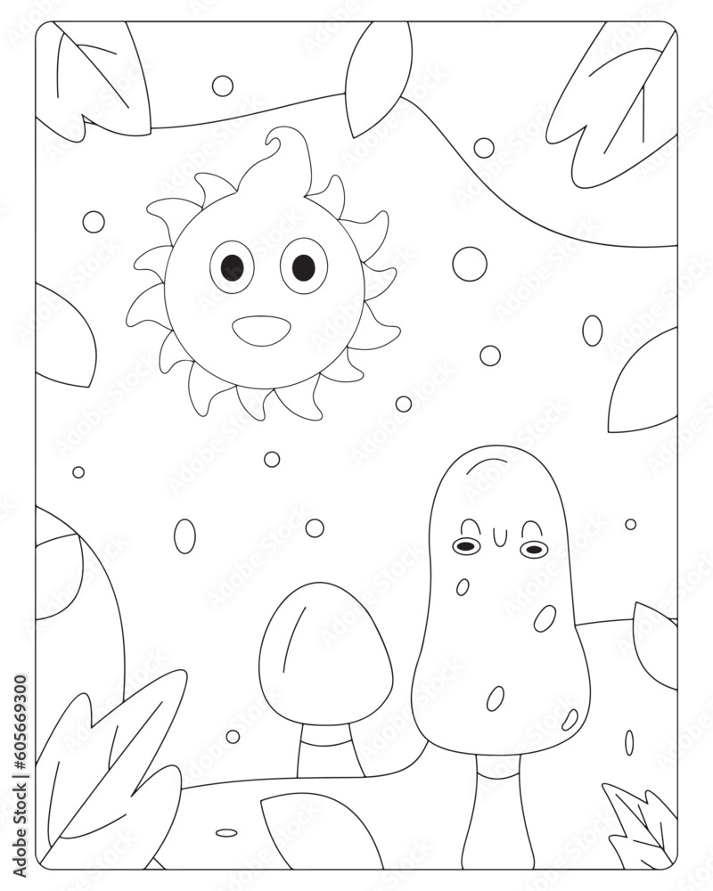 Autumn Coloring Pages for Kids, Autumn Coloring pages, kids Coloring ...