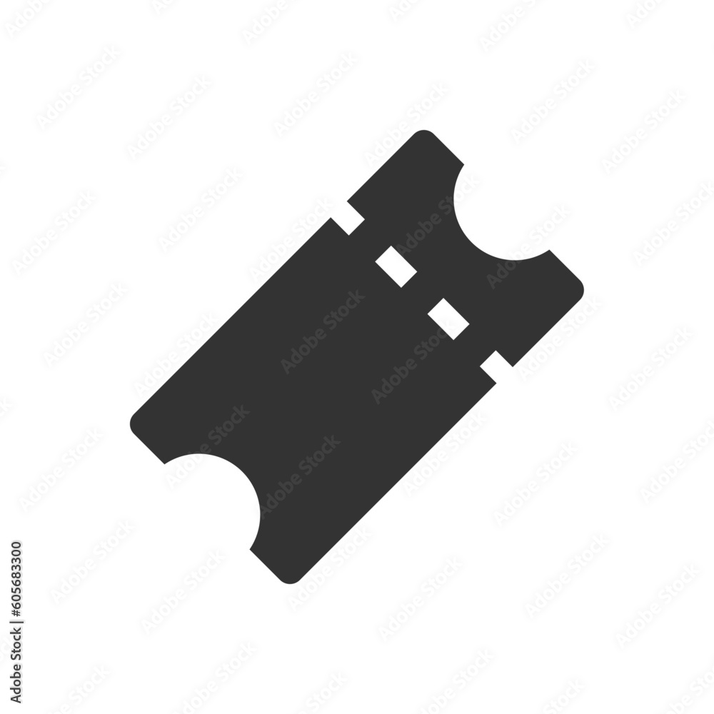 Ticket icon symbol. Vector illustration image. Stock Vector | Adobe Stock