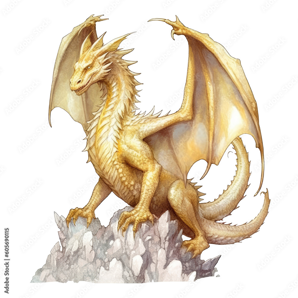 Majestic Avian Dragon with Beautiful Feathers, Powerful Build, and ...