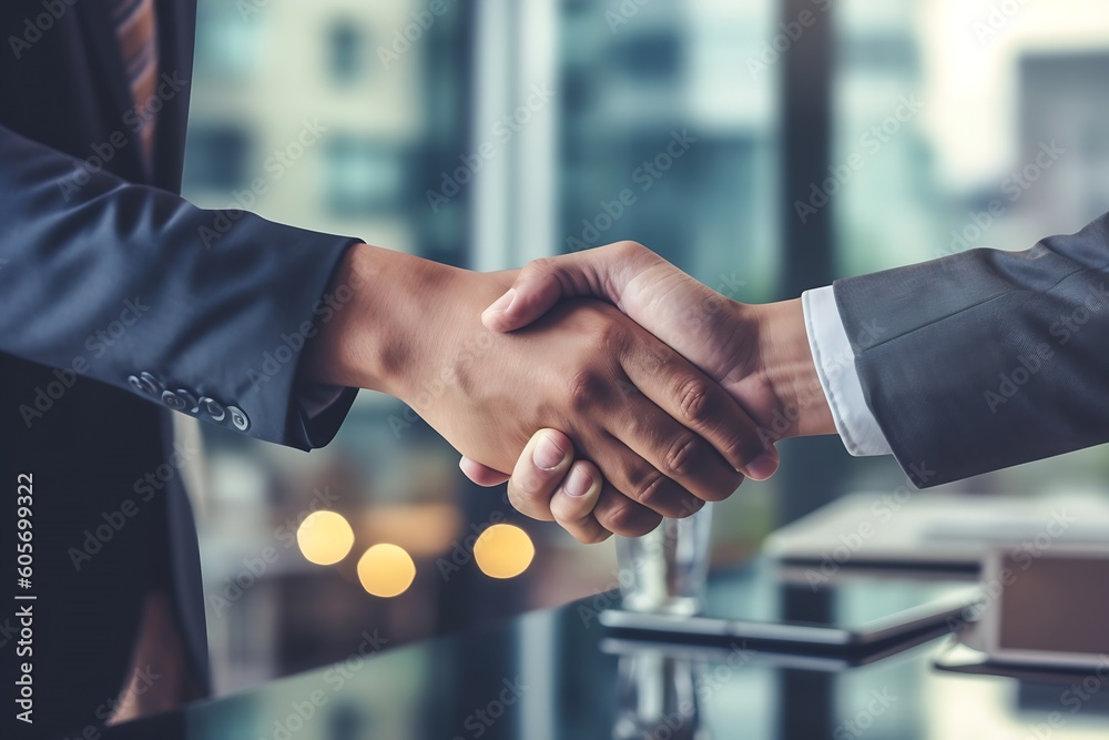 AI generated: Successful Business Negotiation in a Professional ...