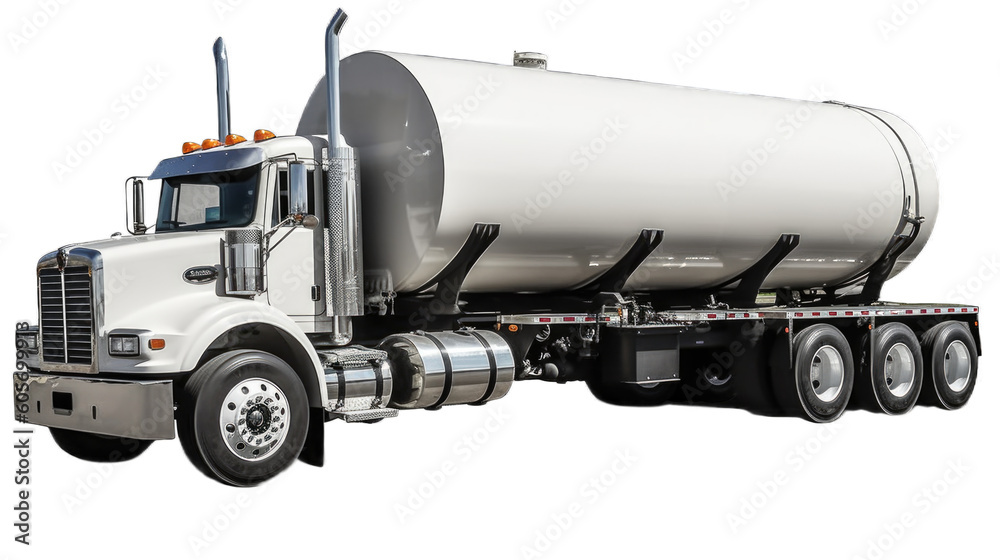 Jet fuel truck isolated on transparent background. Generative AI Stock ...
