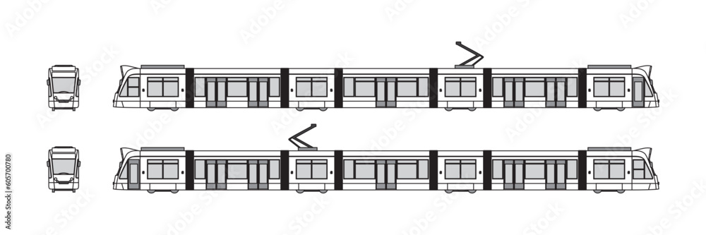 subway outline, year 2000, metro transportation, isolated white ...