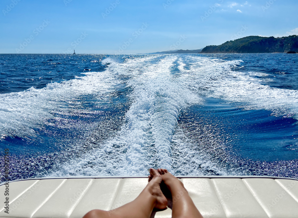 Sunbathing On A Boat