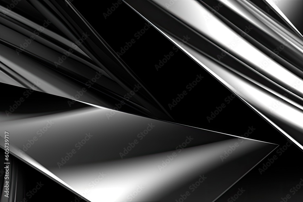 Retro-Futuristic Style: A Black and White Colorful Banner with a ...