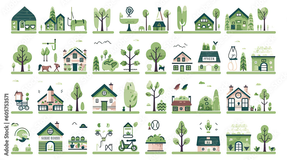 Green energy, environmental awareness and recycling logo icon ...