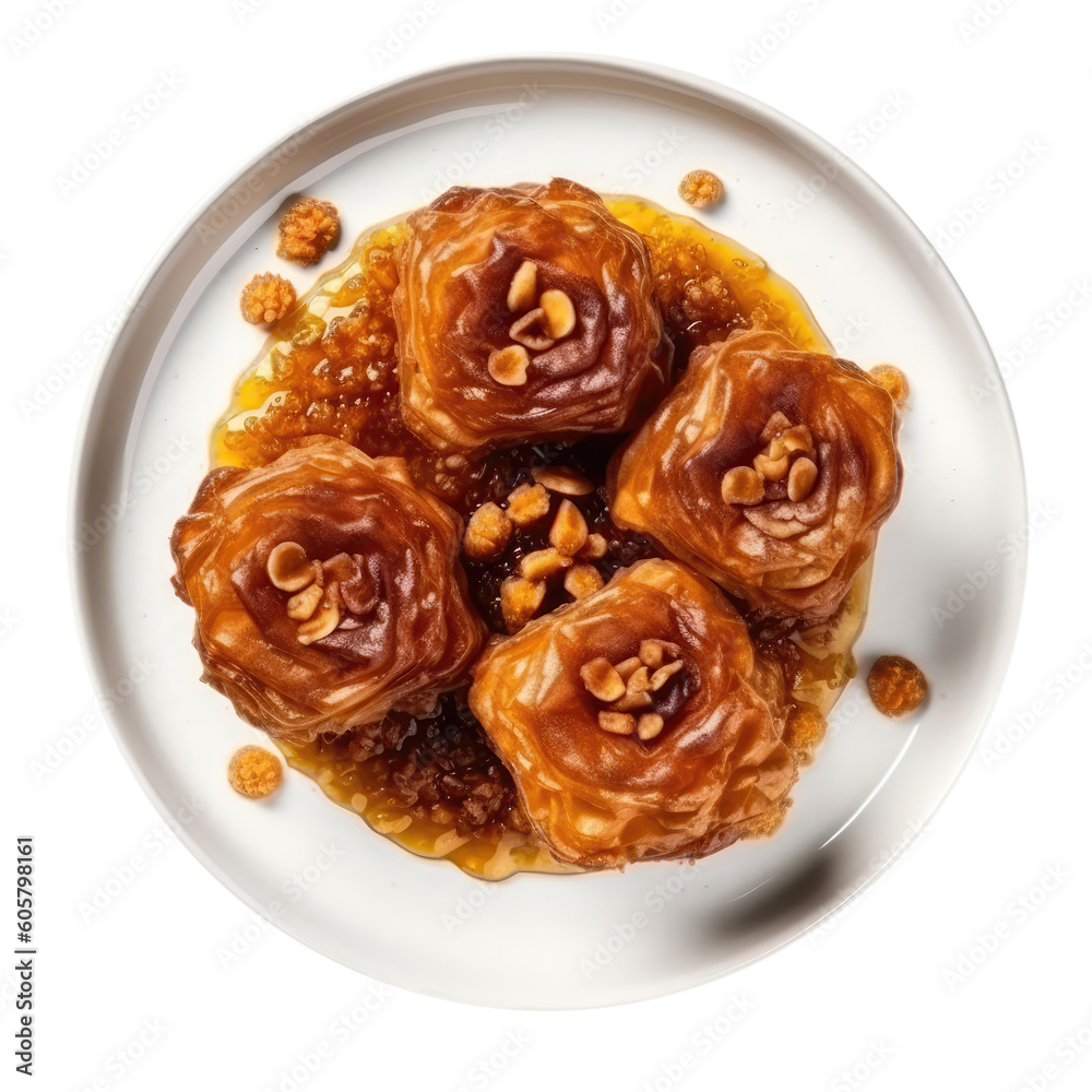 Chebakia, Moroccan Cuisine. Isolated On Transparent Background, Png ...