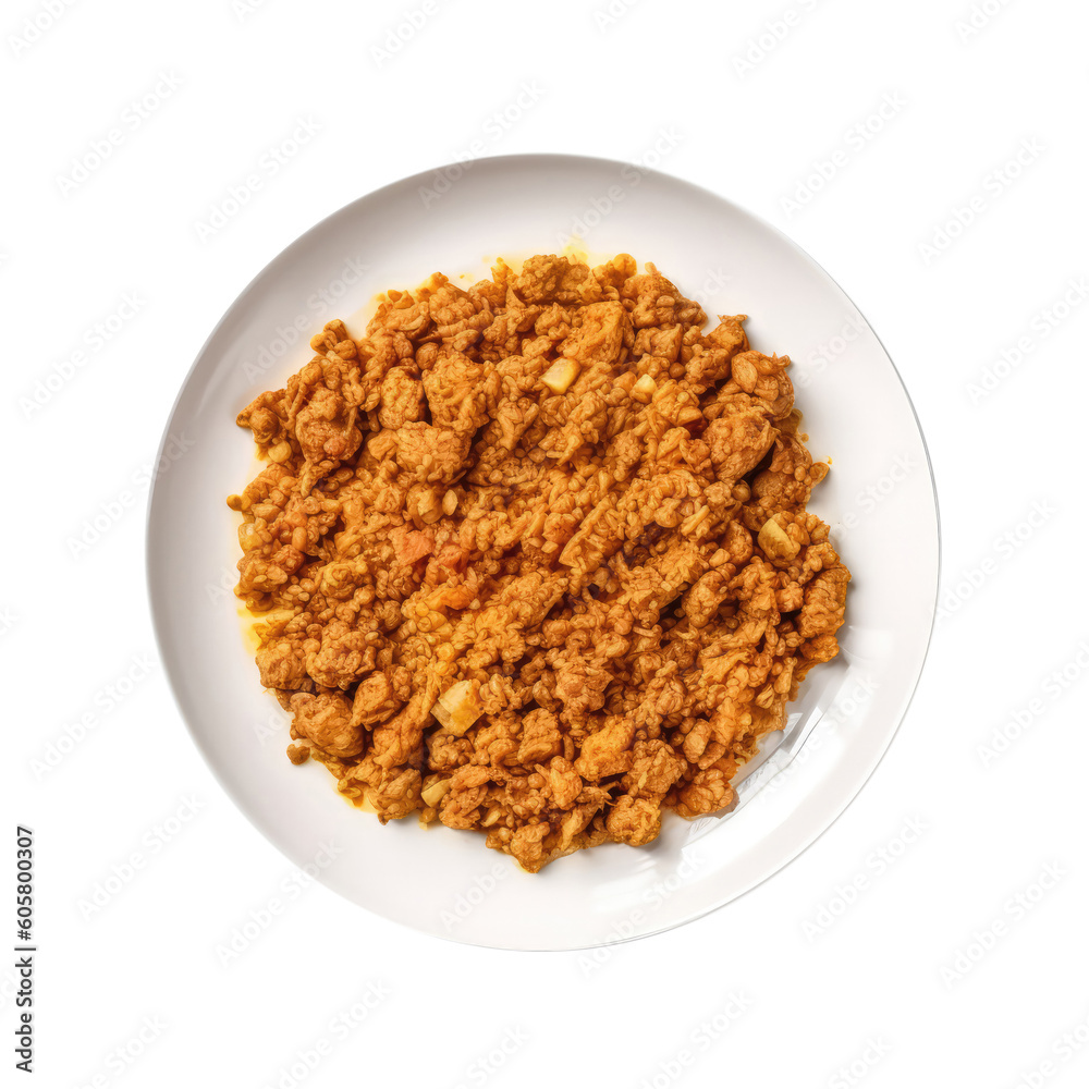 Kitfo Firfir Ethiopian Cuisine. Isolated On Transparent Background, Png ...