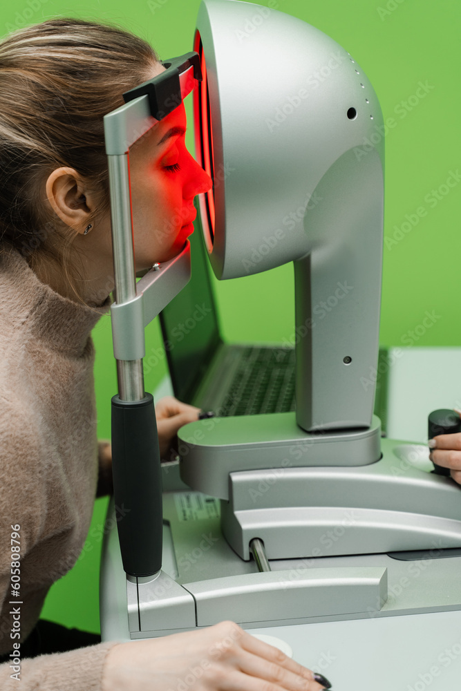 Corneal topography eye vision test for visual description of the shape ...